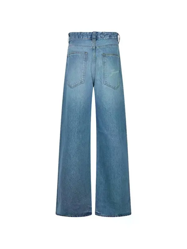 Jacquemus Wide Leg Denim Pants