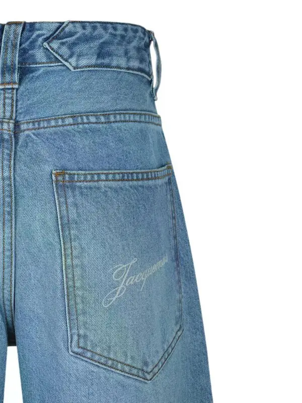 Jacquemus Wide Leg Denim Pants