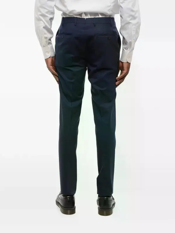 Corneliani Pressed-crease Virgin-wool Trousers