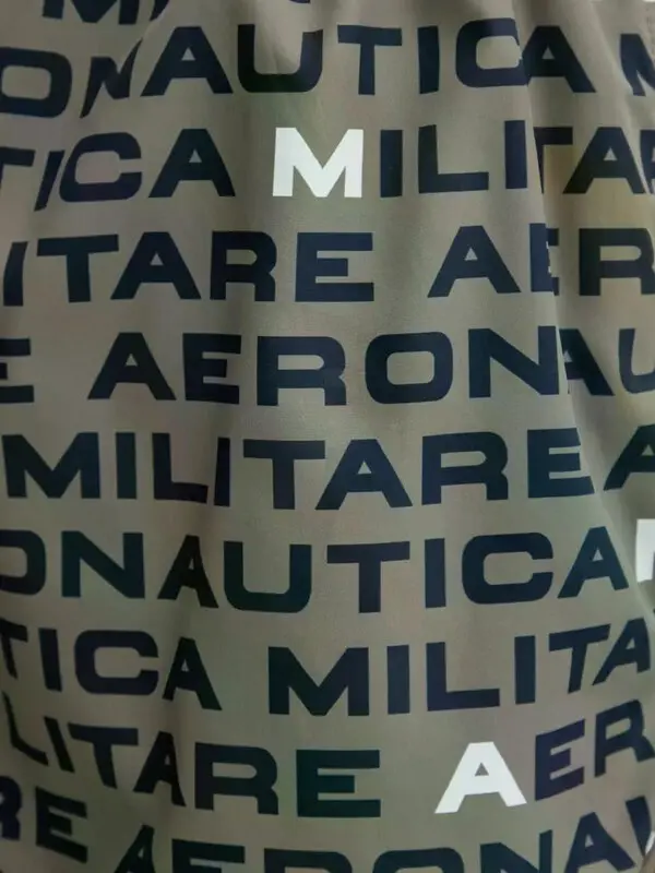 AERONAUTICA MILITARE Logo Print Swim Shorts