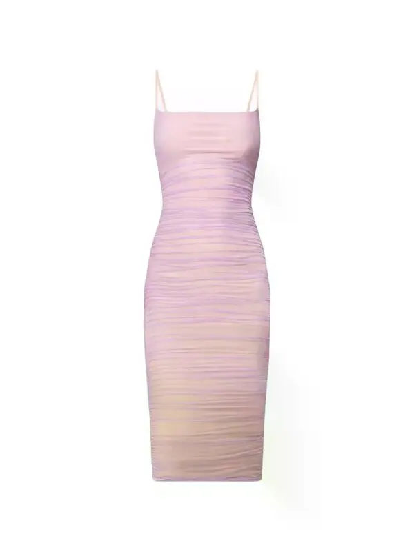 Herve Leger Zia Ruched Midi Dress