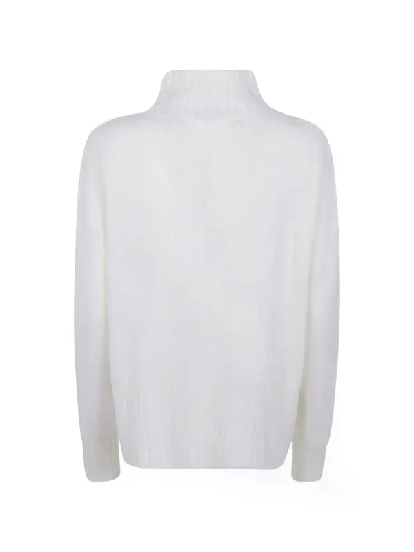 DRUMOHR Ribbed Knit High-neck Sweater