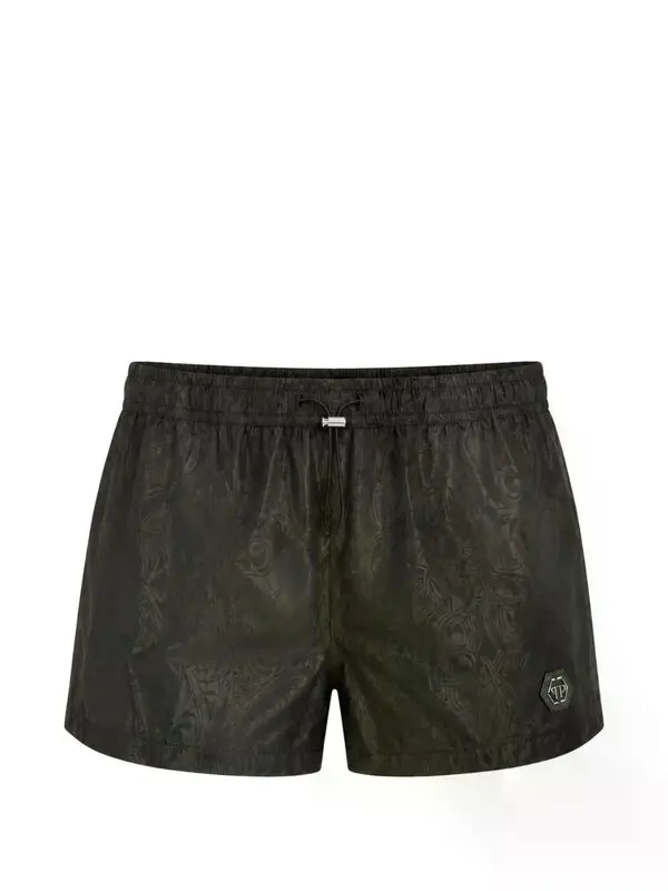 Philipp Plein Gothic Pattern Swim Shorts