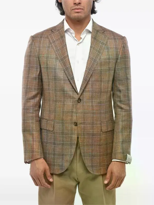 Corneliani Academy Check-pattern Blazer