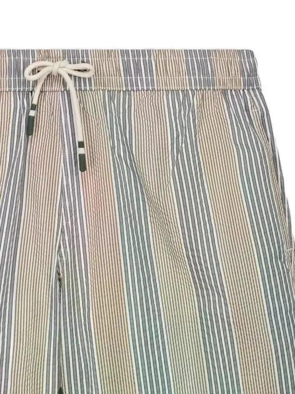 Hartford Striped Drawstring Swim Shorts
