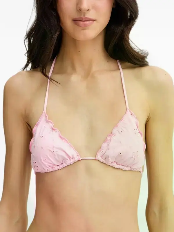 MC2 SAINT BARTH Triangle Bikini Sarius Triangle In Sangallo