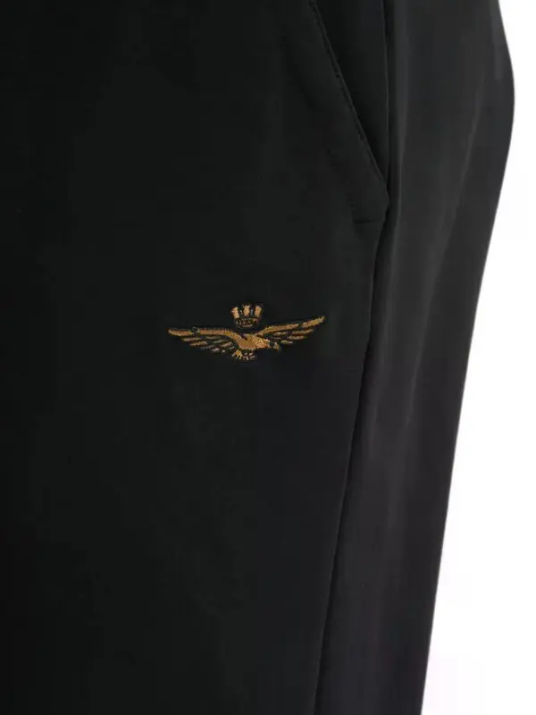 AERONAUTICA MILITARE Logo-embroidered Drawstring Track Pants