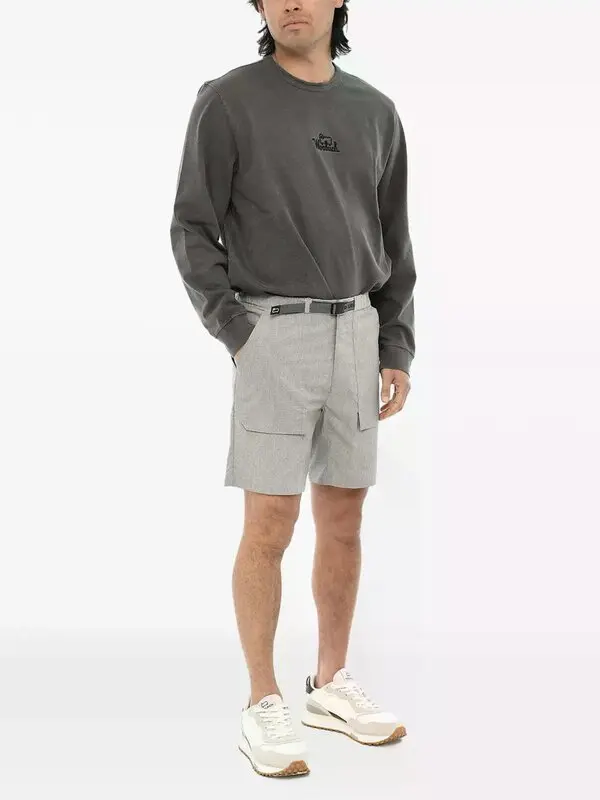 Woolrich Belted Ripstop Shorts