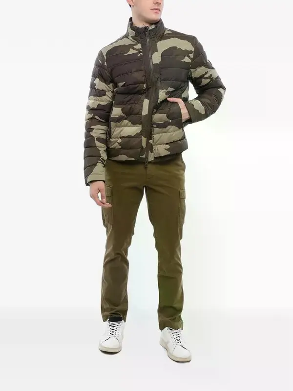 Woolrich Bering Camouflage-print Quilted Jacket