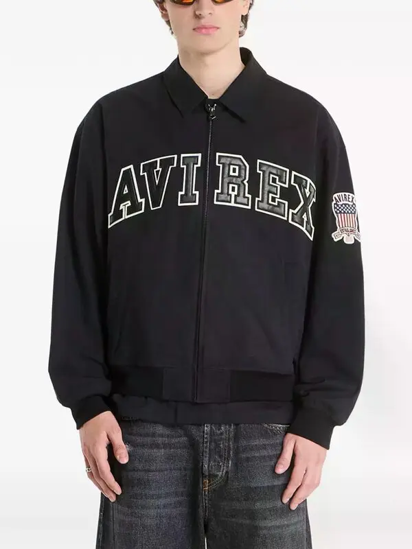 AVIREX Logo Patch Jacket