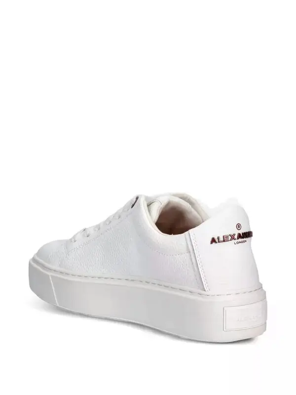 ALEXANDER SMITH London Pebbled-leather Platform Sneakers