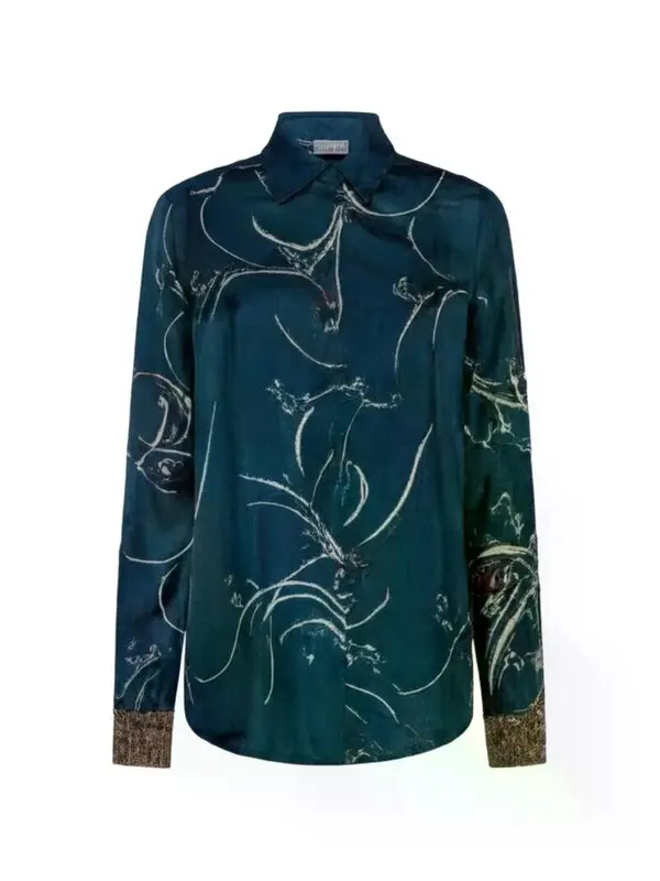 PIERRE-LOUIS MASCIA Printed Silk Shirt