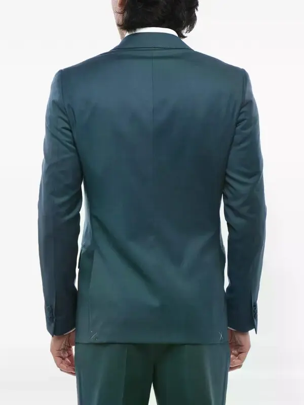Corneliani Peak-lapel Virgin-wool Three-piece Suit
