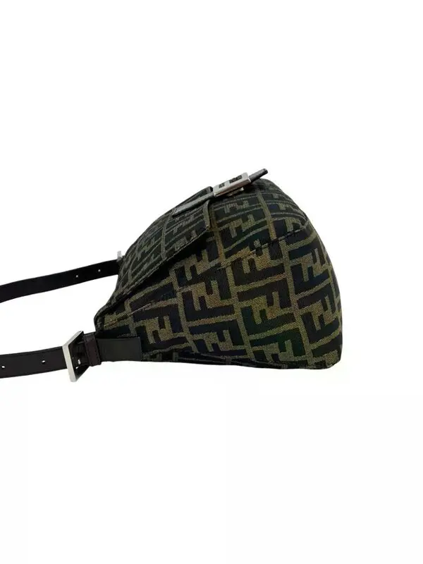 Fendi 1990-2000 Zucca Canvas Mamma Forever Shoulder Bag