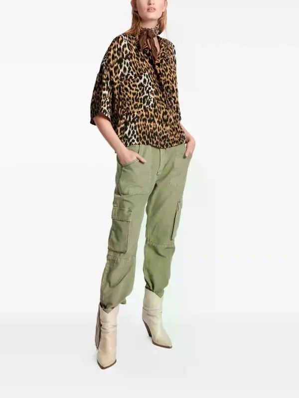 ONETEASPOON Low-waist Cargo Trousers