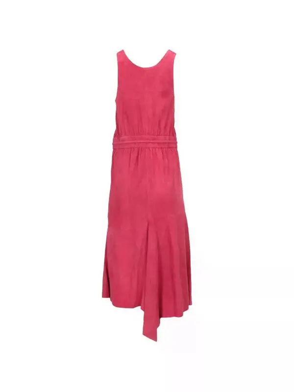 TOM FORD Drawstring Asymmetric Midi Dress