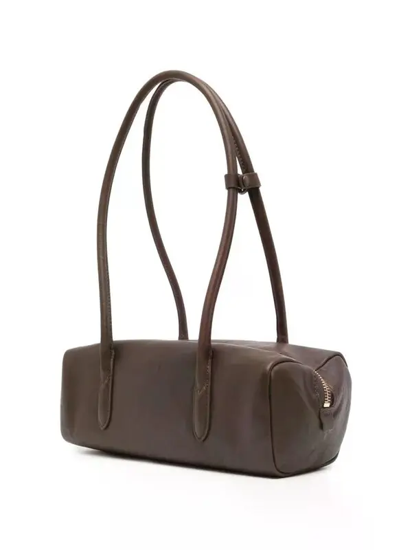 JNBY Minimalist Leather Shoulder Bag - Brown