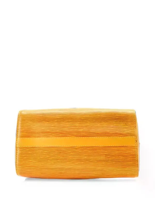 LOUIS VUITTON Speedy Handbag Epi Leather 25 Satchel - Yellow