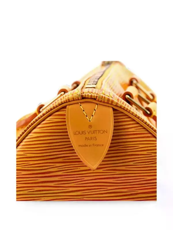 LOUIS VUITTON Speedy Handbag Epi Leather 25 Satchel - Yellow