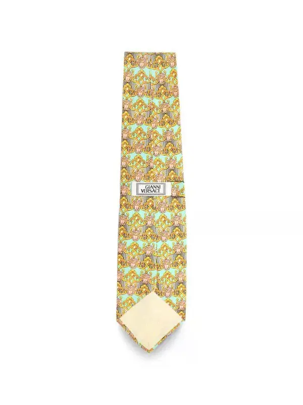 Versace Medusa-print Silk Tie