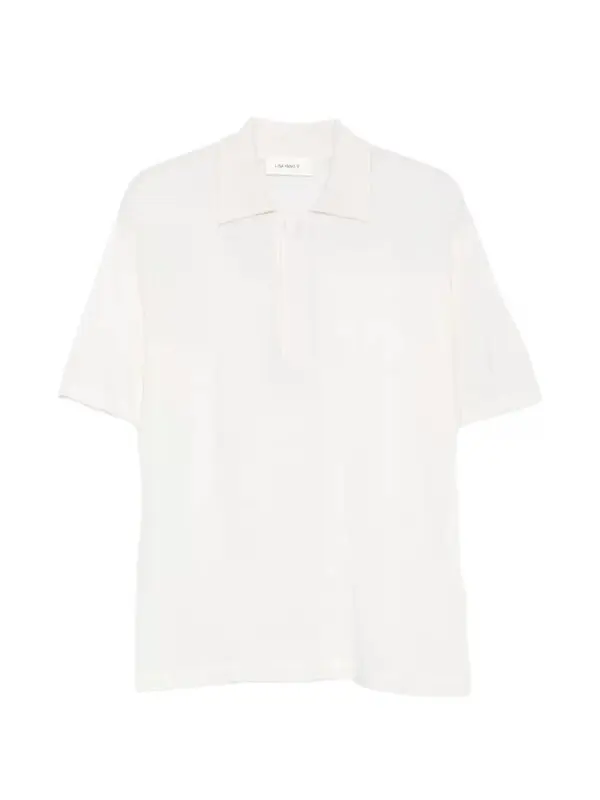 LISA YANG Short-sleeve Knitted Polo Shirt