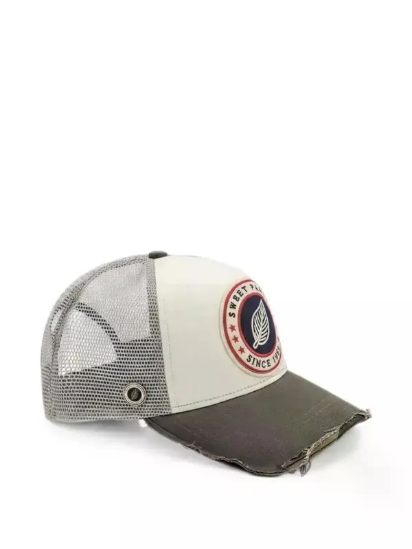SWEET PANTS Logo-patch Mesh-panel Cap