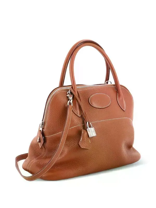 Hermès Bolide Clemence 31 Satchel Bag - Brown