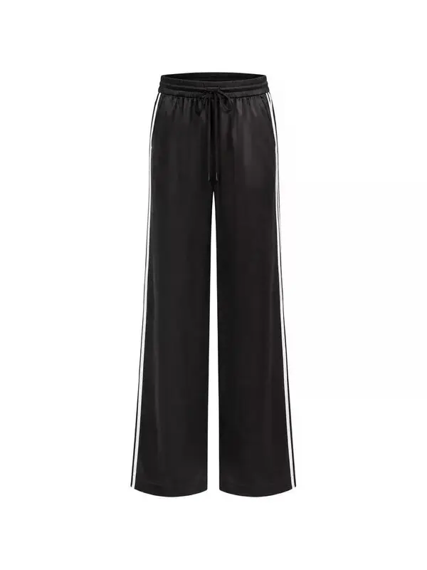 Sprwmn Athletic Side-stripe Silk Trousers