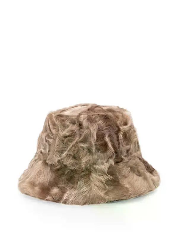 LISKA Textured-finish Bucket Hat - Neutrals
