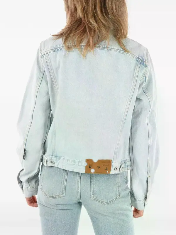 Off-White Meteor Cut-out Denim Jacket