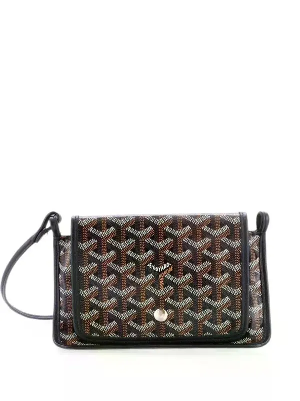 Goyard Plumet Clutch Wallet In Coated Canvas - Black