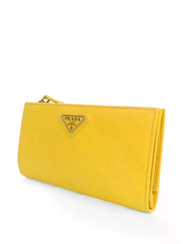 Prada Triangle-logo Leather Wallet