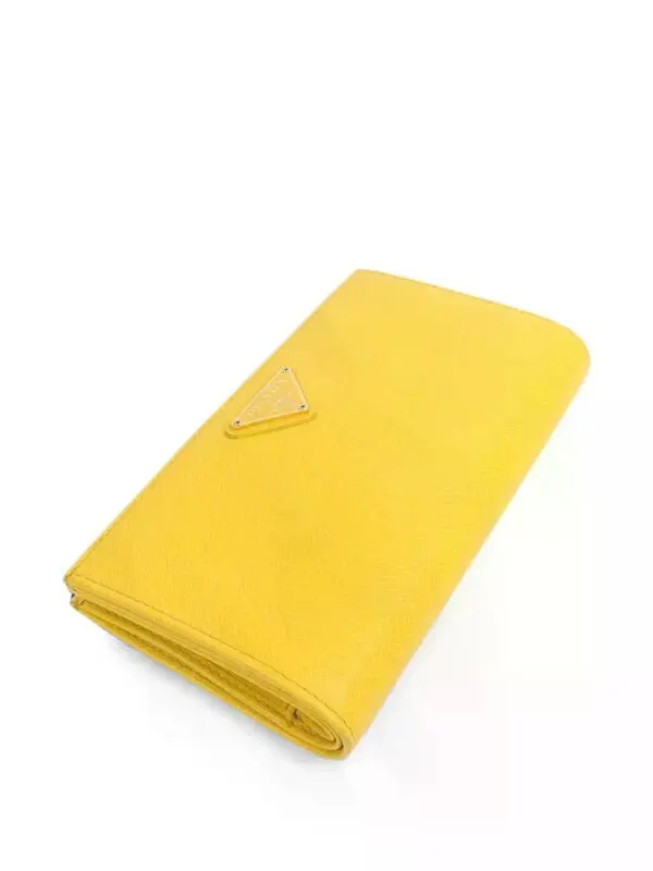 Prada Triangle-logo Leather Wallet