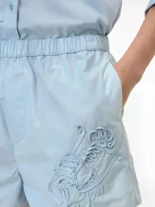 Closed Embroidered-details Shorts