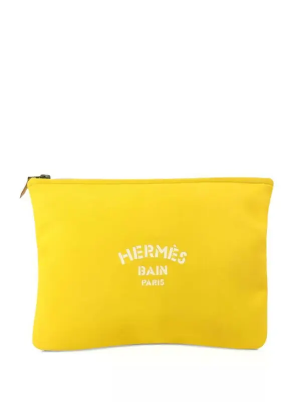 Hermès Neobain Makeup Bag - Yellow