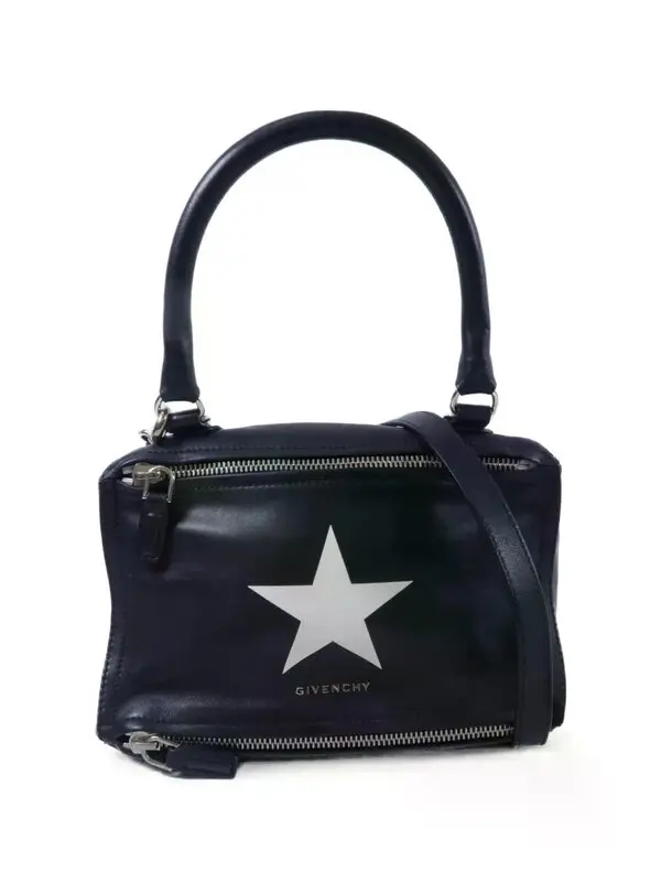 Givenchy Pandora Star-print Shoulder Bag - Black