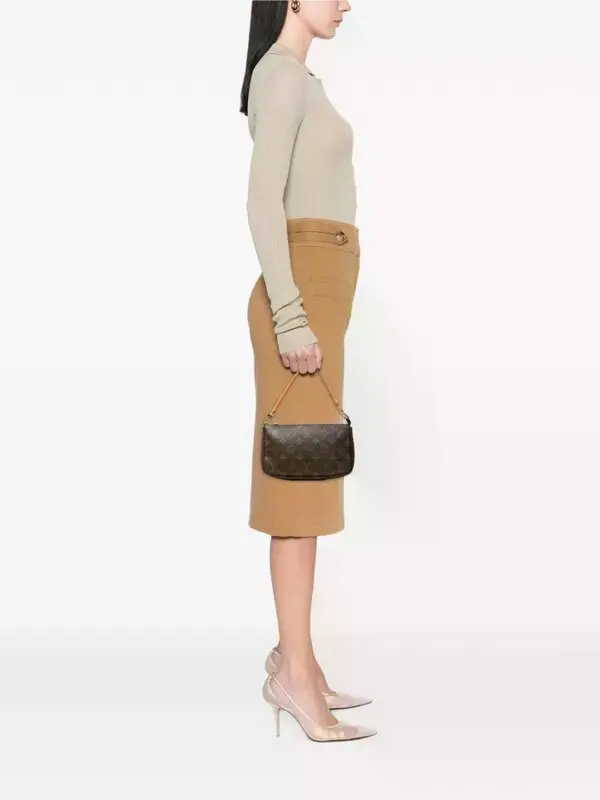 LOUIS VUITTON 2000 Monogram Pochette Accessoires Shoulder Bag