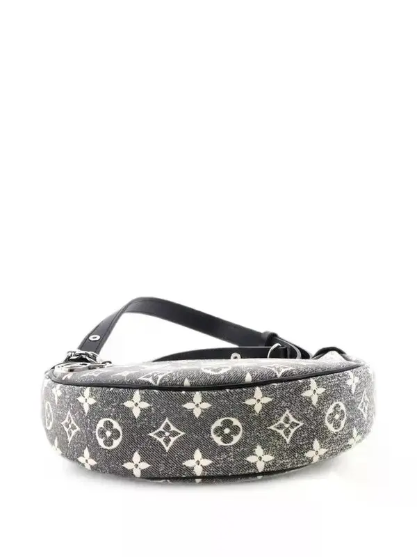 LOUIS VUITTON Loop Handbag Monogram Jacquard Denim Hobo Bag