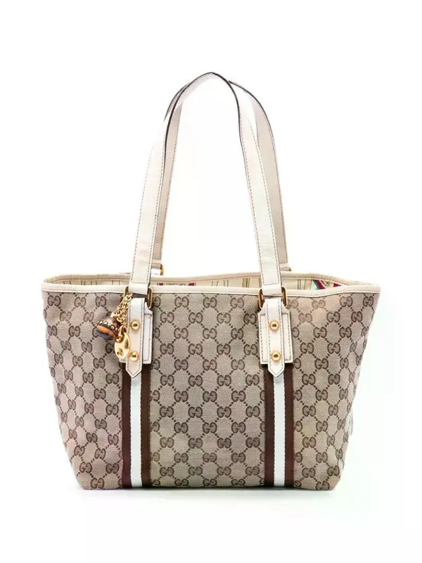Gucci 2016-2026 Gg Canvas Web Jolicoeur Tote Bag
