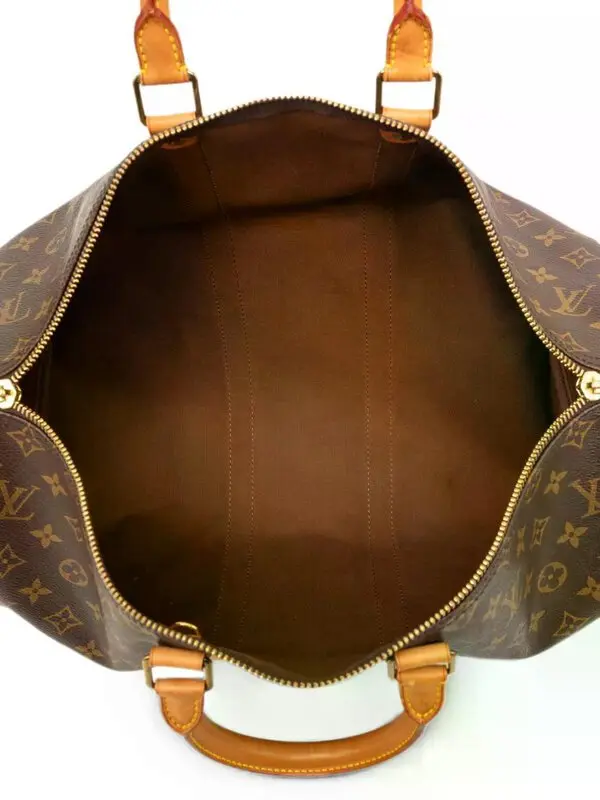 LOUIS VUITTON 1992 Monogram Keepall 45 Travel Bag - Brown