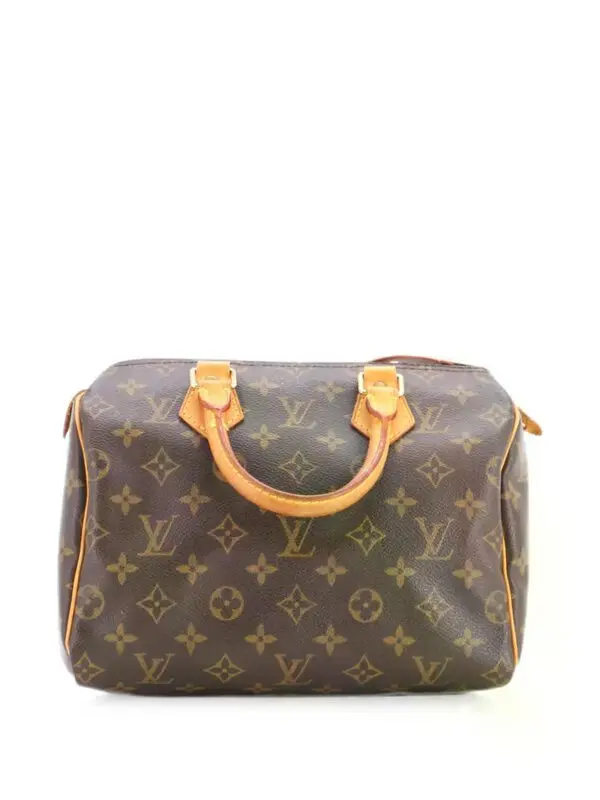 LOUIS VUITTON Speedy Handbag Monogram Canvas 25 Satchel