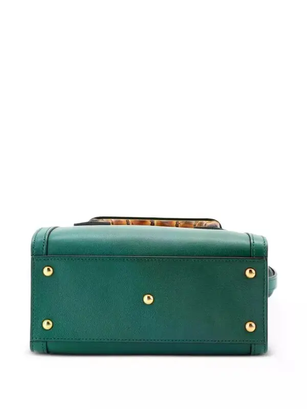 Gucci Diana Mini Tote Bag With Bamboo Handle - Green