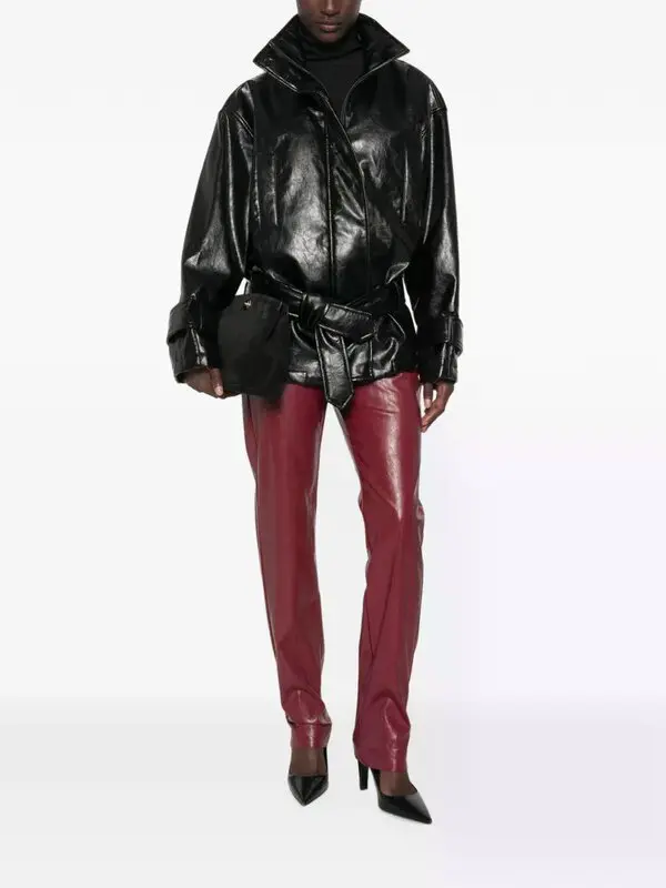 Federica Tosi Belted Zip-up Jacket