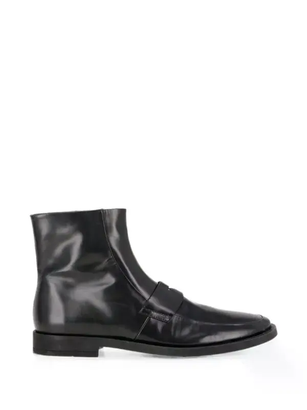 TOD'S Penny-slot Side-zip Ankle Loafers