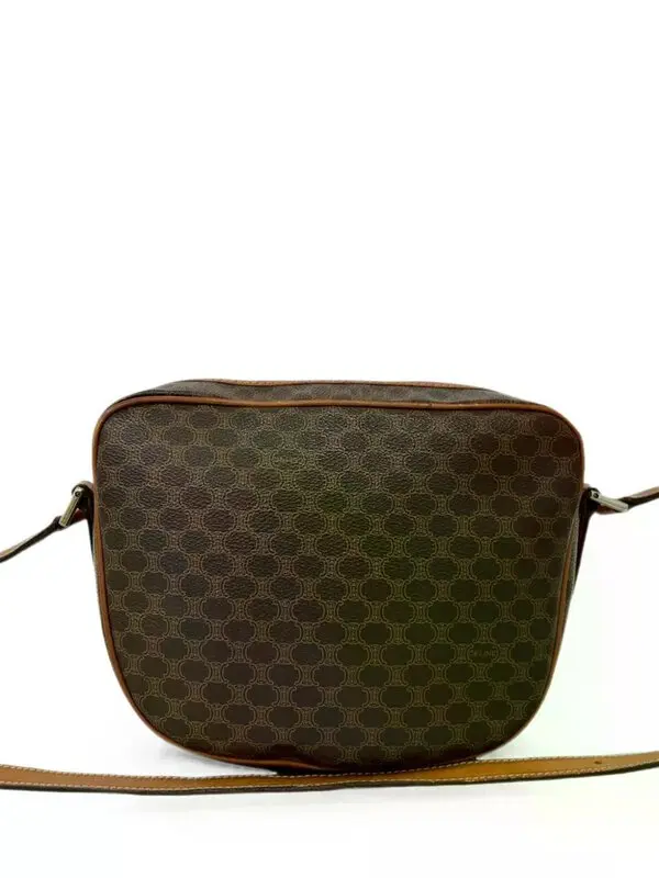 Celine 2011 Macadam Coated Canvas Crossbody Bag