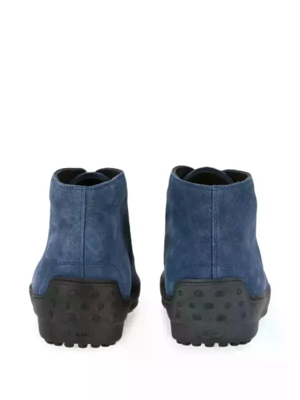 TOD'S Lace-up Suede Ankle Desert Boots
