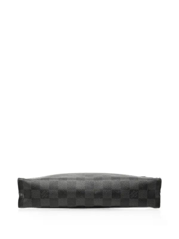 LOUIS VUITTON Damier Graphite Pochette Voyage Mm Clutch Bag
