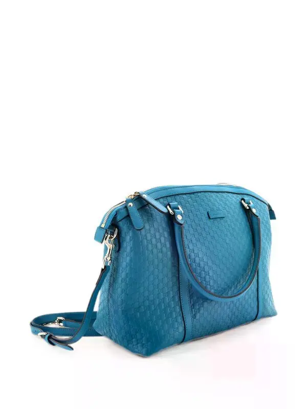 Gucci Britt Convertible Dome Microguccissima Leather Medium Satchel