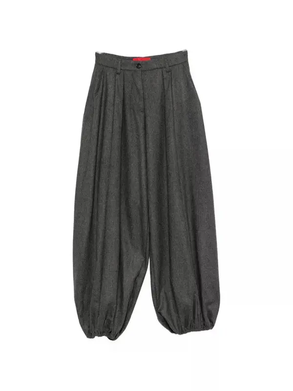 THELATEST Pleated Balloon-hem Wide-leg Pants