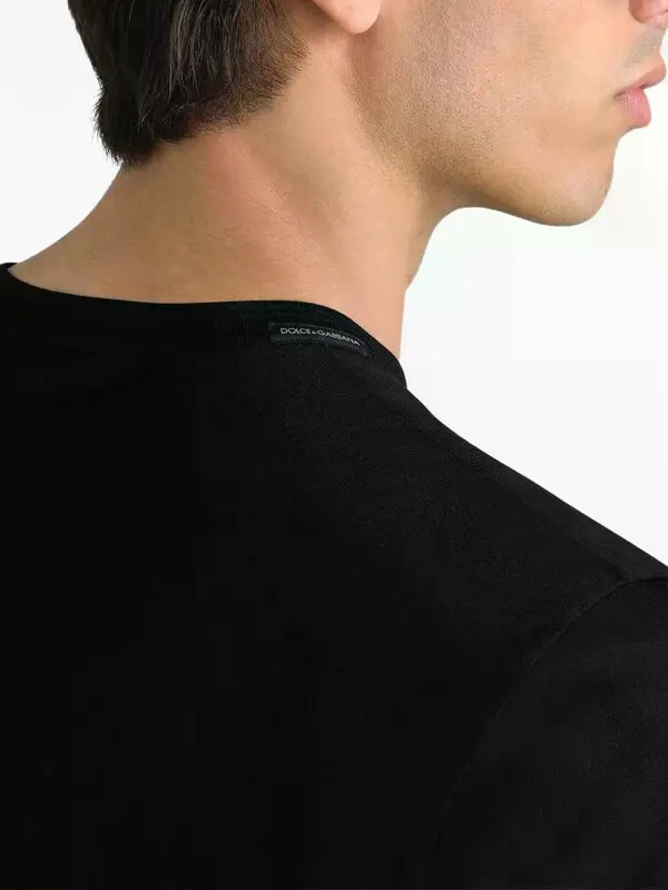 Dolce & Gabbana Silk Serafino T-shirt
